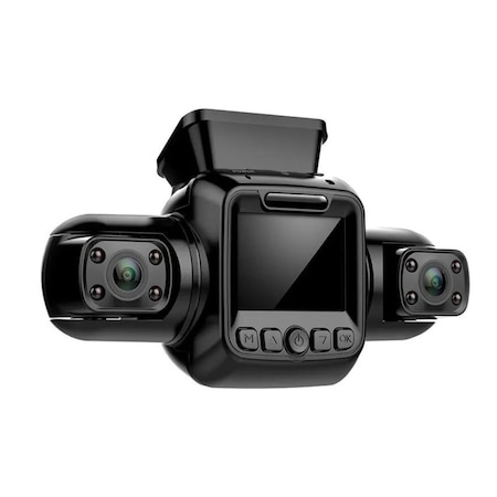 Camera de bord cu 3 lentile, Filmare laterala inclusa, 360 grade ...