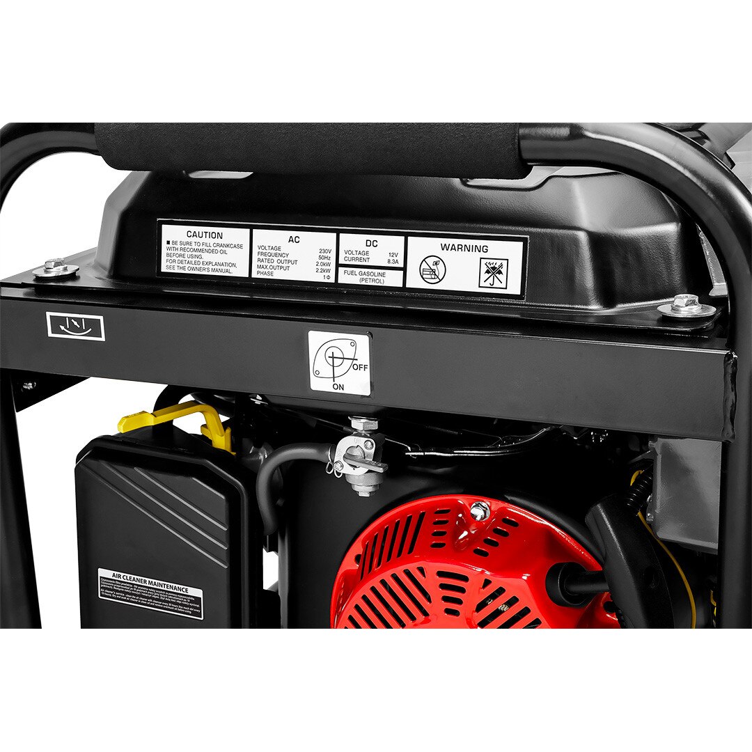Generator electric, Graphite, 2000W-2200W, 15 l, 2.44l/h, Negru - eMAG.ro