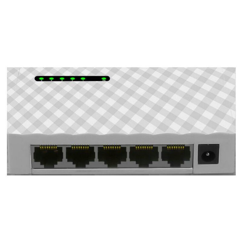 Switch interent, 5 porturi, Ethernet, Alb/Gri - eMAG.ro