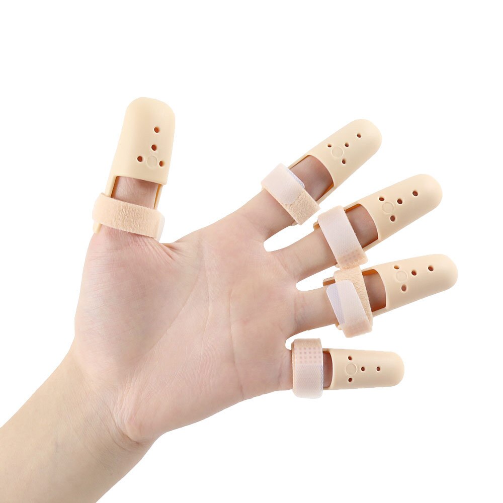 Set 5 atele pentru degete, Plastic, 1.8x5cm, Bej - eMAG.ro