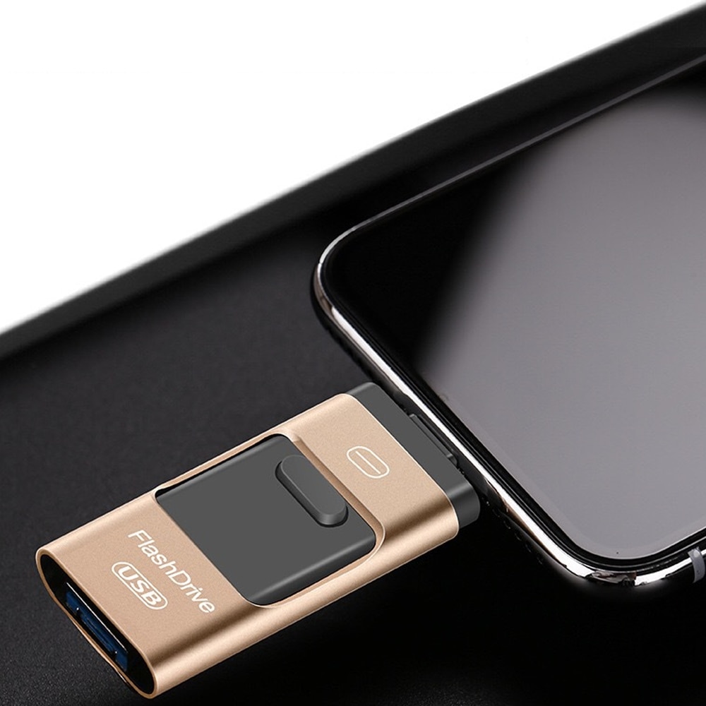 Stick memorie de stocare pe disc pentru Iphone/Android, 32GB, 54 x 22 x ...