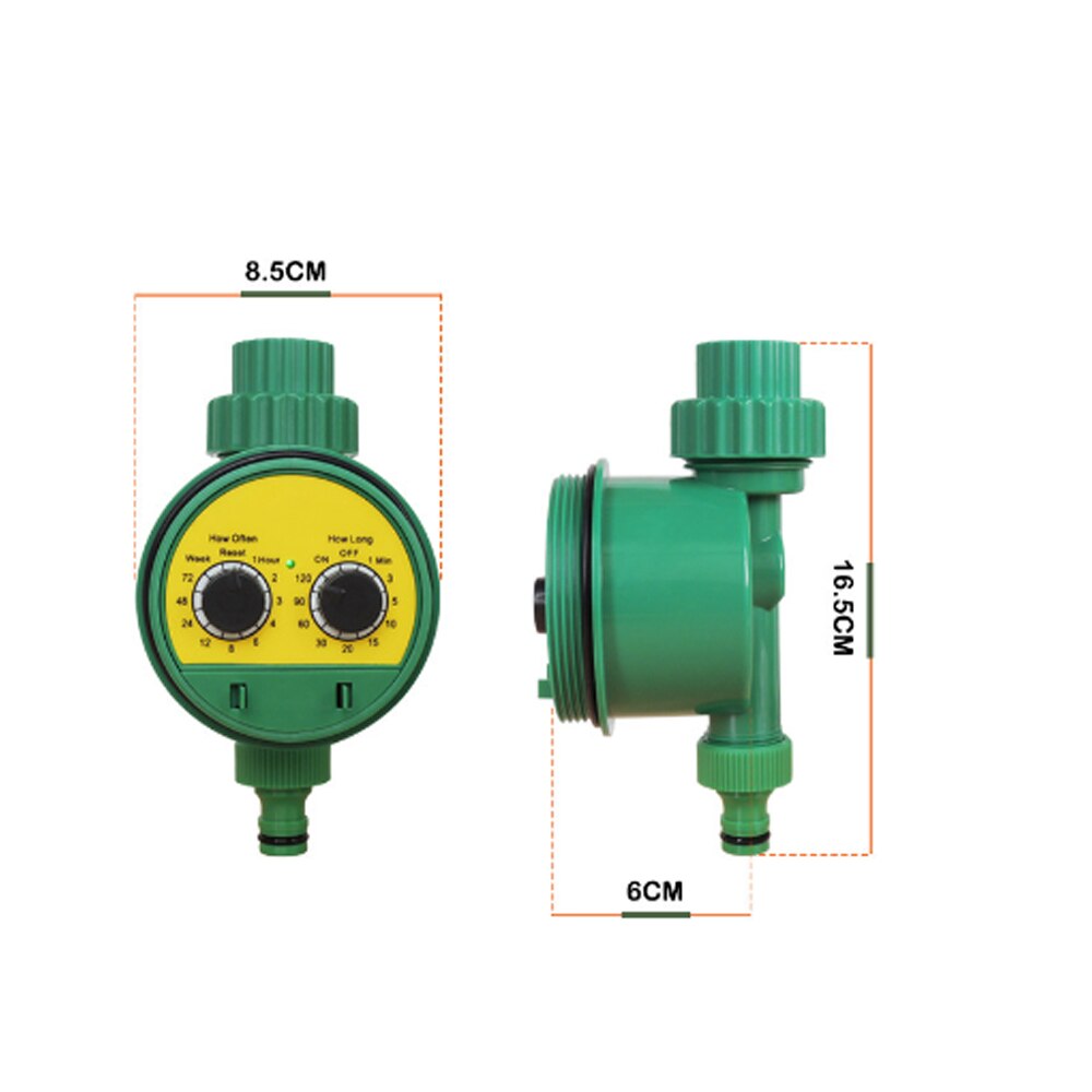 Temporizator automat de udare a gradinii, Plastic, 0-8 kg, Verde - eMAG.ro