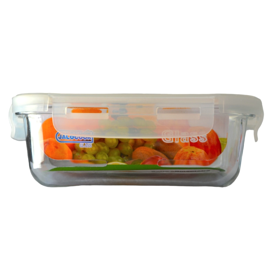 Set 5 caserole din sticla, cu inchidere ermetica, 590 ml - eMAG.ro