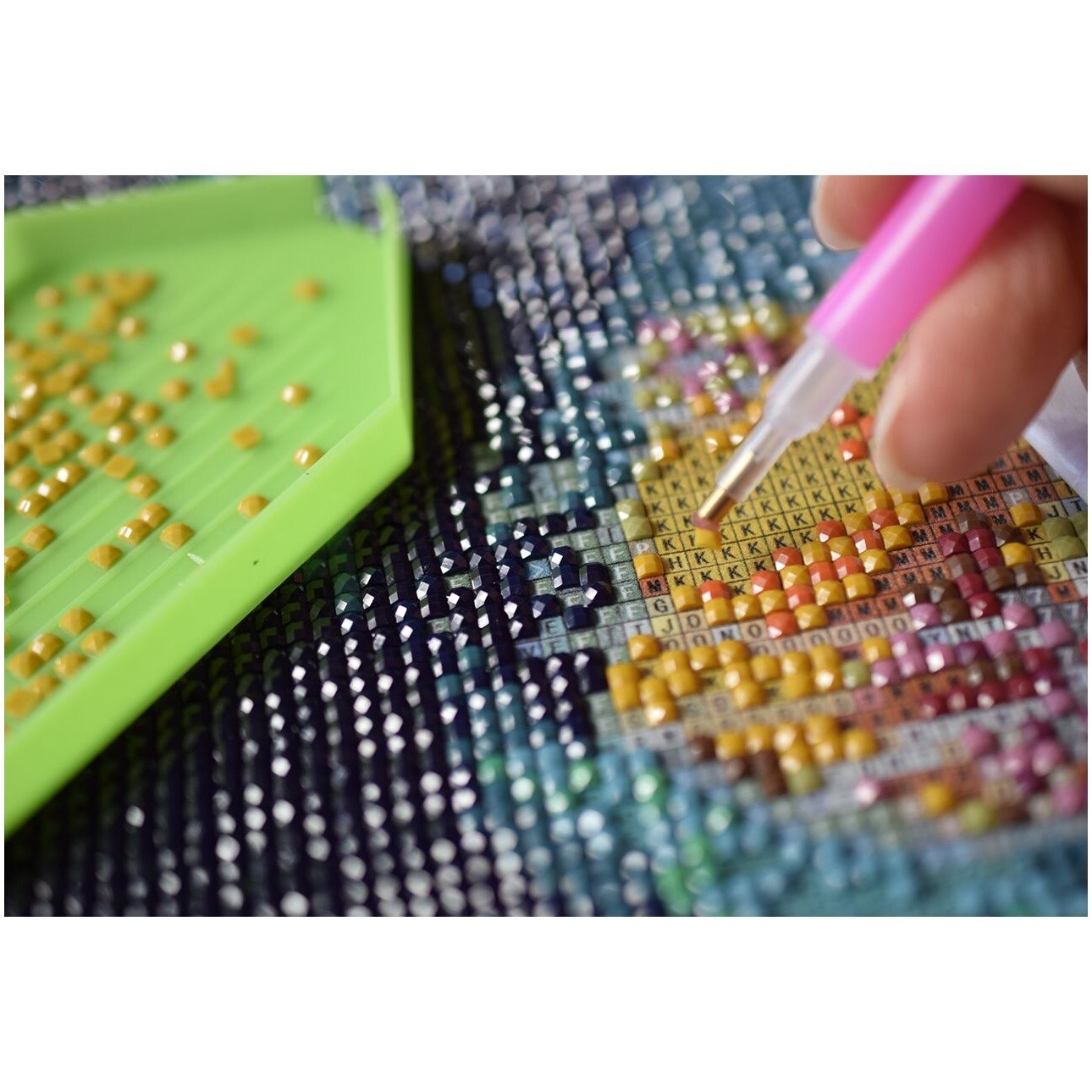Set broderie cu diamante, 30 x 30 cm, MalPlay 110193 - eMAG.ro