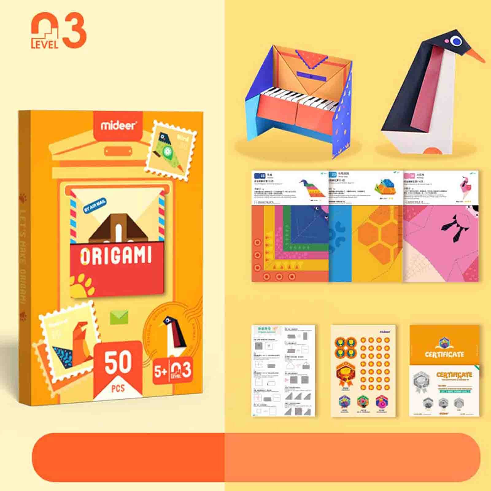 Set creativ pentru copii, Origami, Pasari, avansat - eMAG.ro