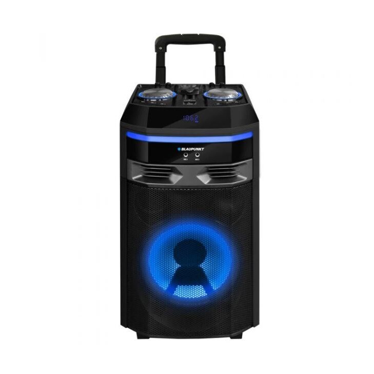 Boxa portabila profesionala Blaupunkt, Bluetooth, FM, SD, USB, Karaoke ...