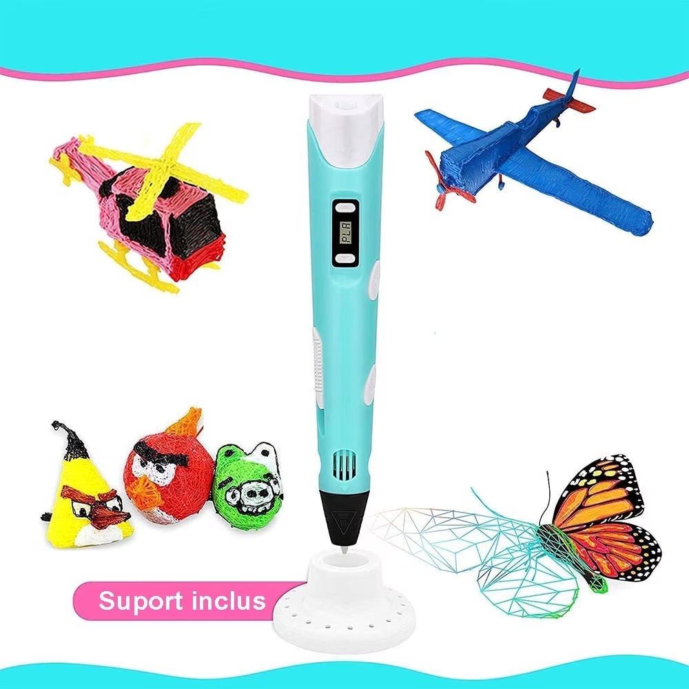 Creion Pentru Desenat 3D EDAR, Ecran LCD, Ideal Pentru Copii, 230 C ...