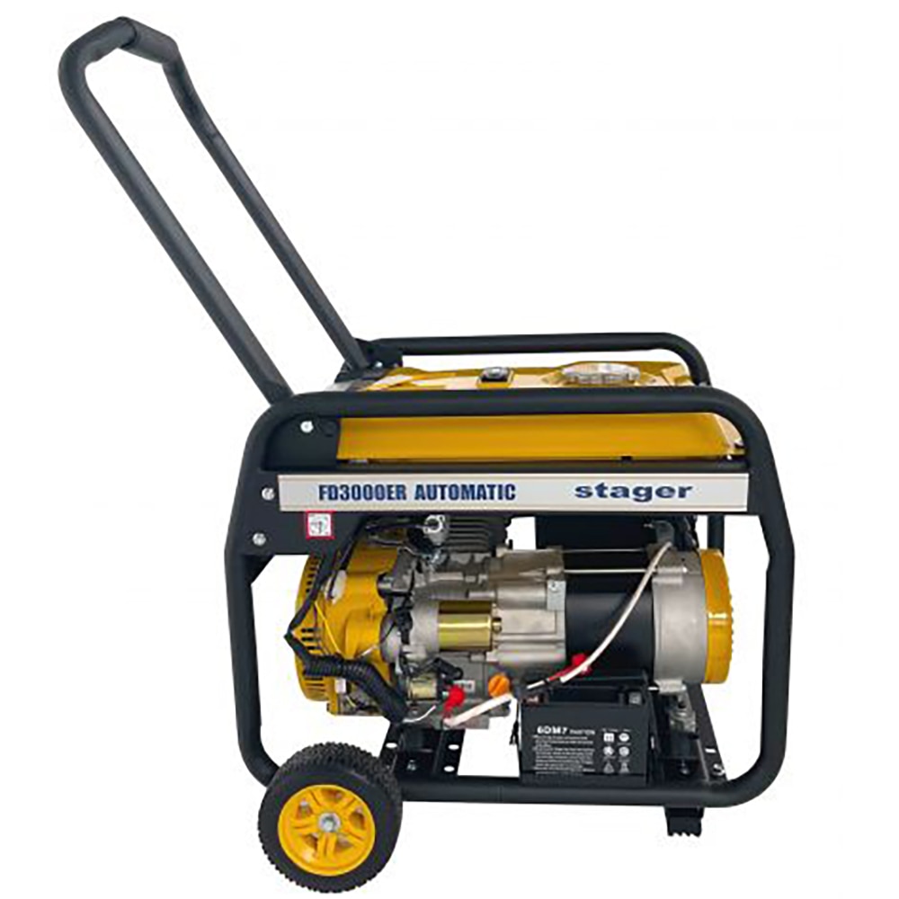 Generator curent electric monofazat Stager FD 3000ER, 6.5 CP, 2800 W ...