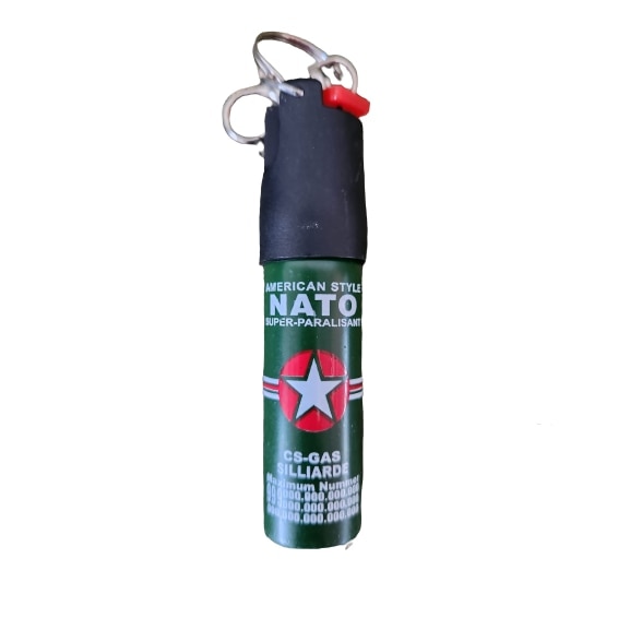 Set autoaparare format din, bata baseball 55cm, spray nato mic si box ...