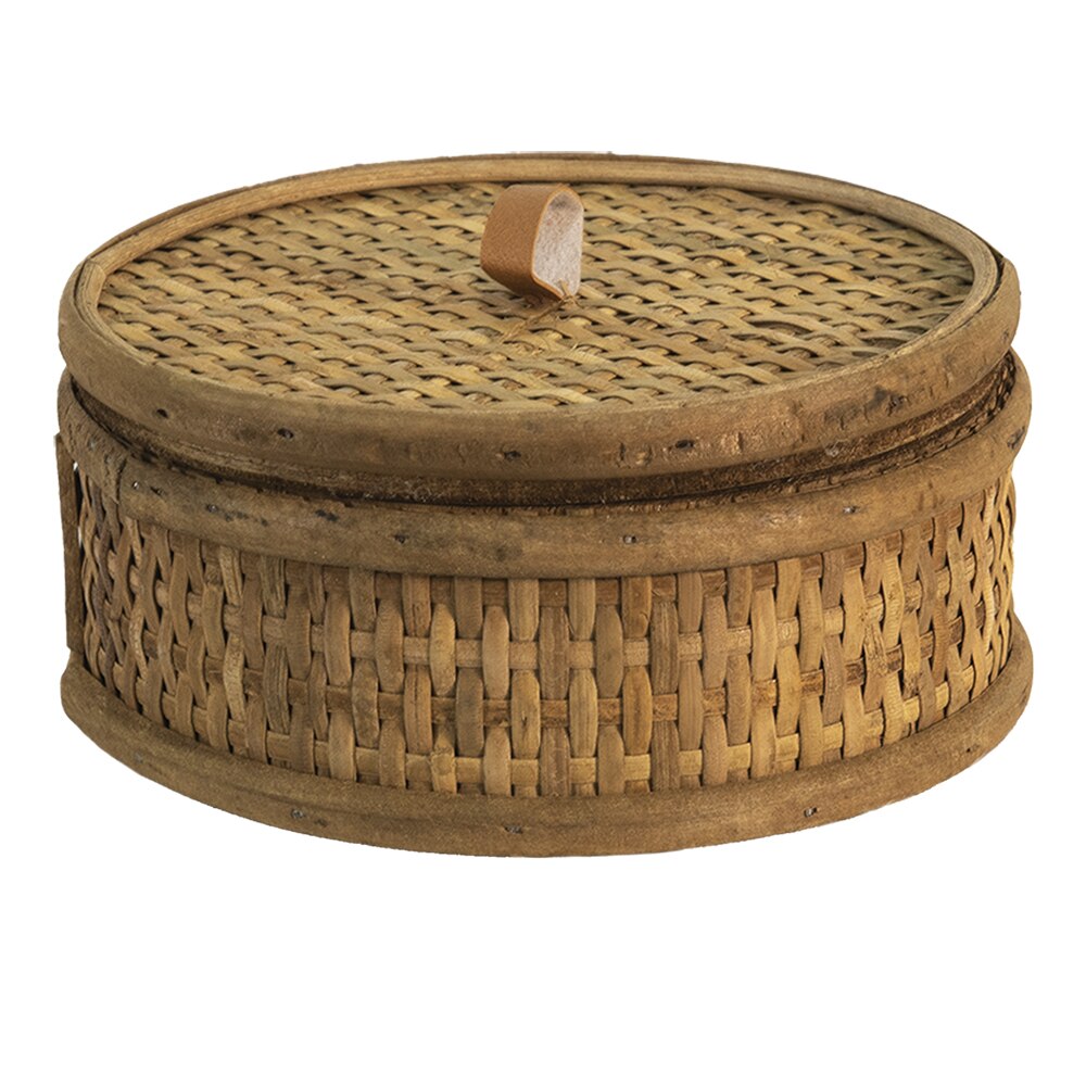 Cos depozitare rattan maro 15x7 cm - eMAG.ro
