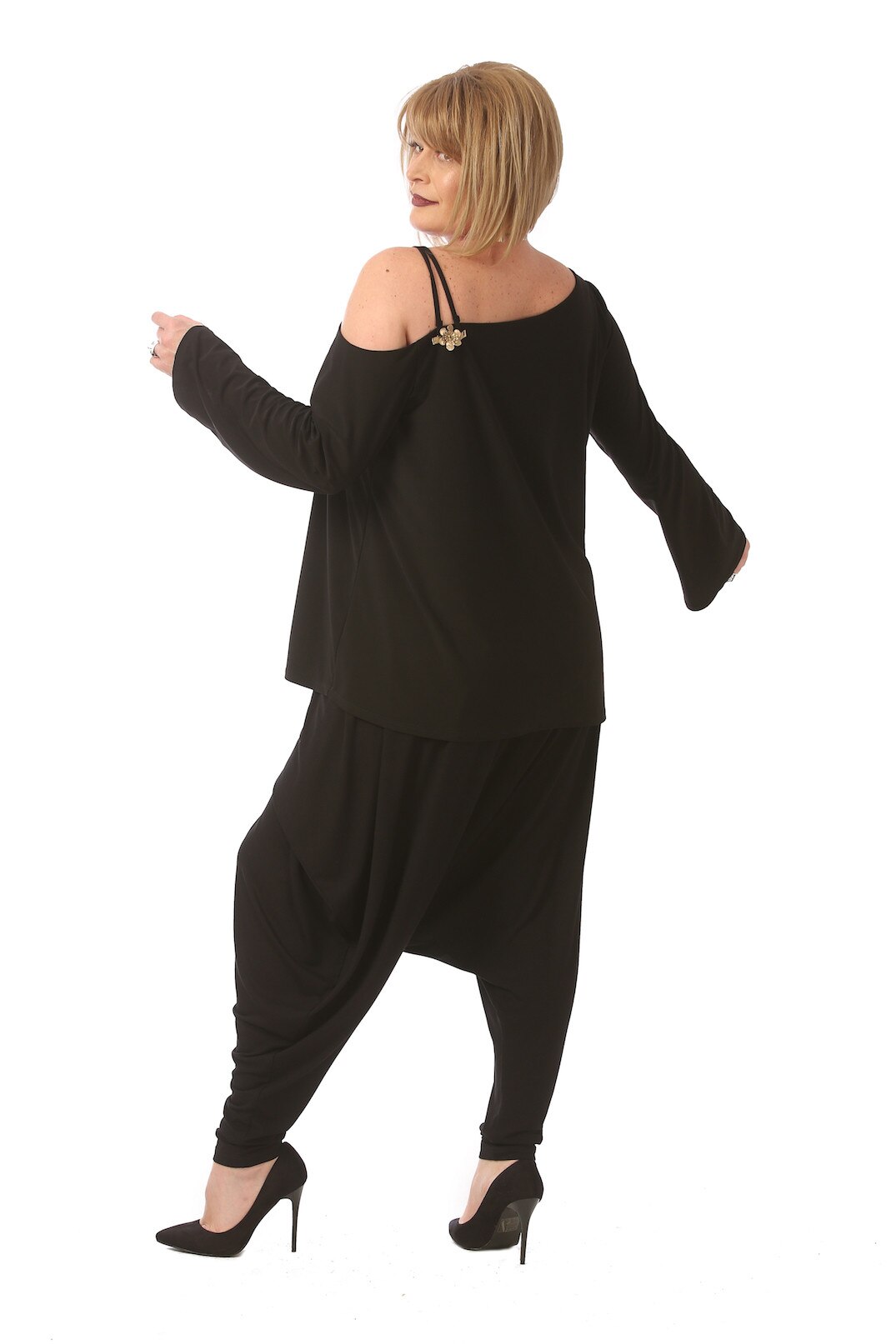Salvari cu colturi, Teea P025 negru, XL - eMAG.ro