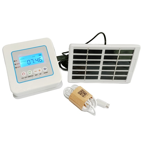 Kit cu Incarcare Solara Portabil GDLITE 7, Compus din 3 Becuri LED ...