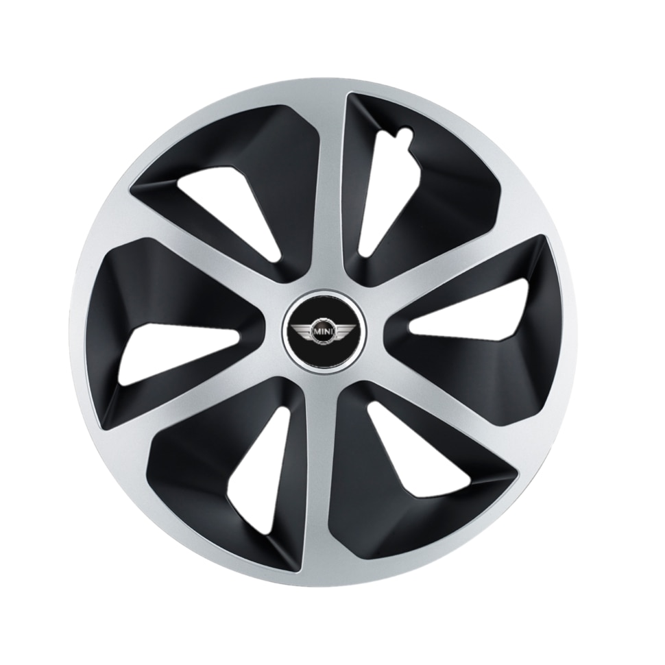 Set 4 capace roti Roco dual crom R13 pentru gama auto Mini Cooper - eMAG.ro