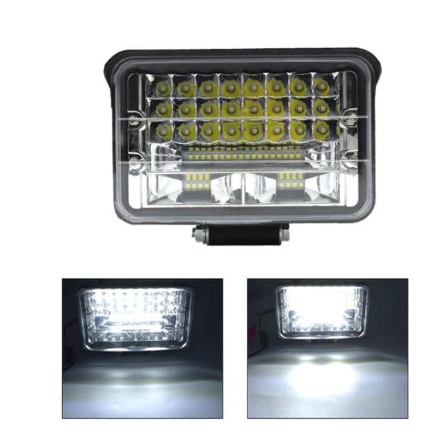Set 2 x Proiector led auto Off Road 144W, 9-32V, 2 faze, 10800 lumeni ...