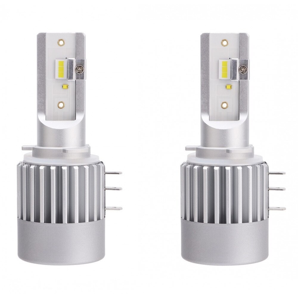 Set 2 leduri H15 ALL IN ONE pentru far auto 50W, 5000 Lumeni, 12V ...