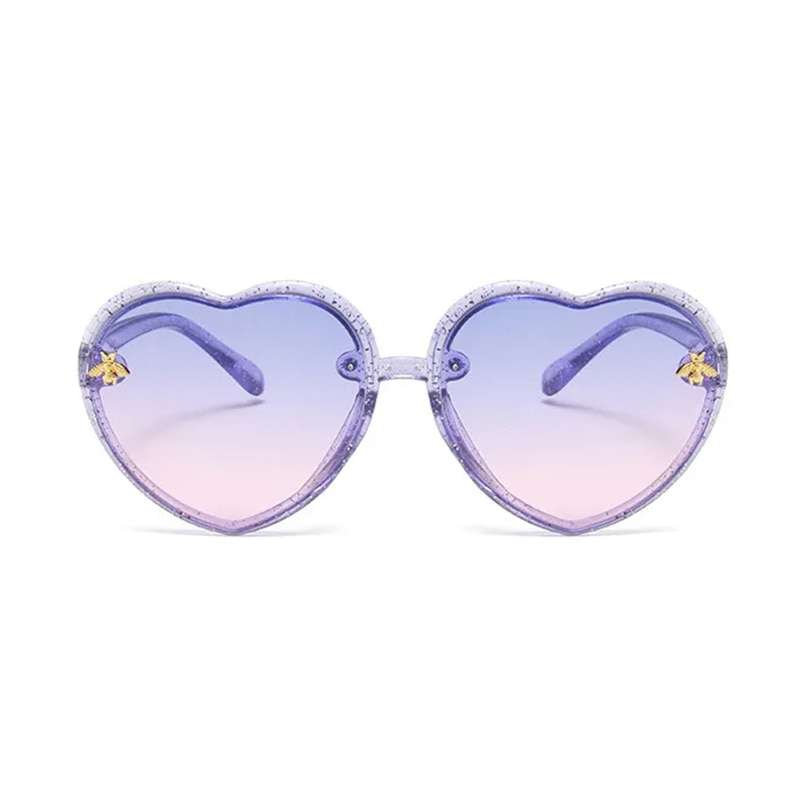 Ochelari de soare pentru copii, design in forma de inima, model pentru ...