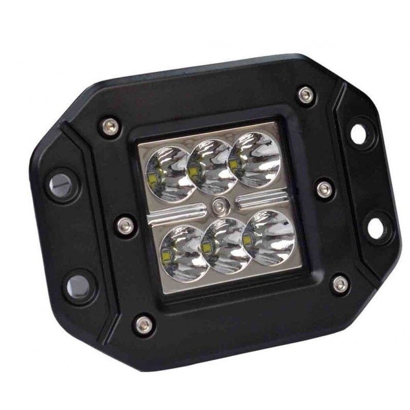 Proiector LED Auto Offroad 18W/12V-24V, 1320 Lumeni, Incastrabil, Spot ...