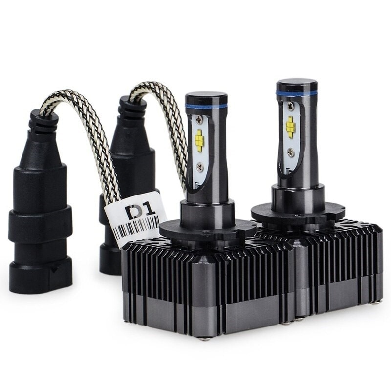 Set 2 leduri D1S, D3S pentru far auto 72W Chip Cree 8000 Lm 12V - eMAG.ro