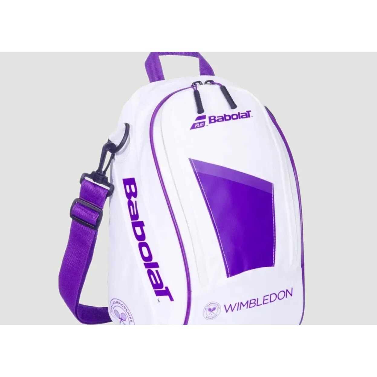 Geanta Babolat Mini Cooler Wimbledon, alb/mov 33X20X12cm - eMAG.ro