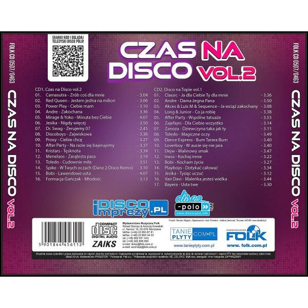 Czas na Disco vol. 2 [2CD] - eMAG.ro