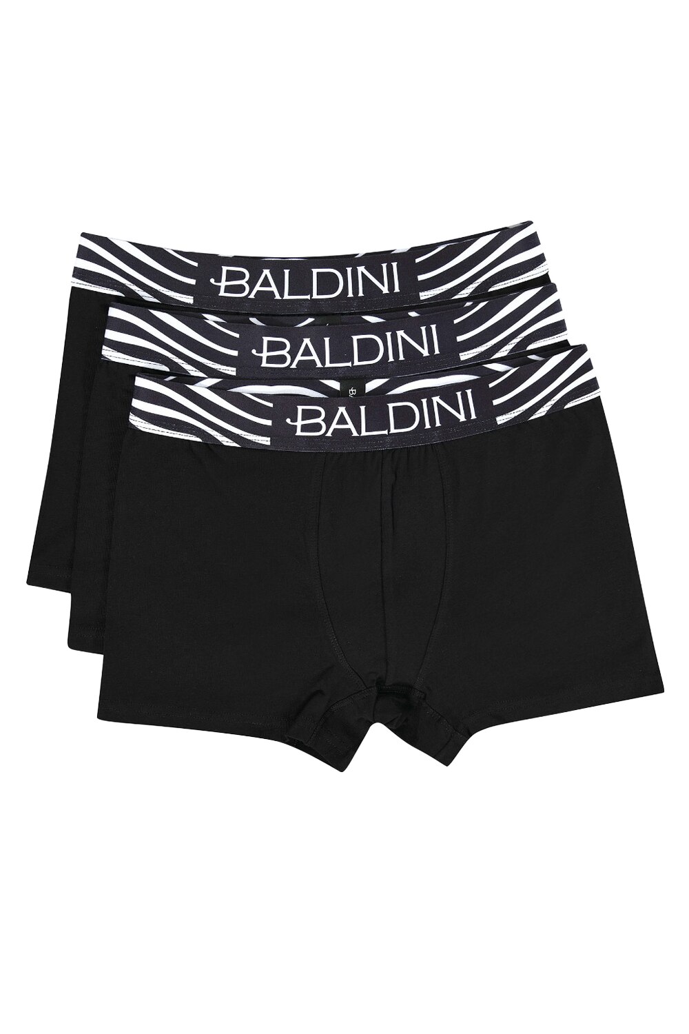 Set 3 boxeri Zebra, Baldini, Negru mat, L - eMAG.ro