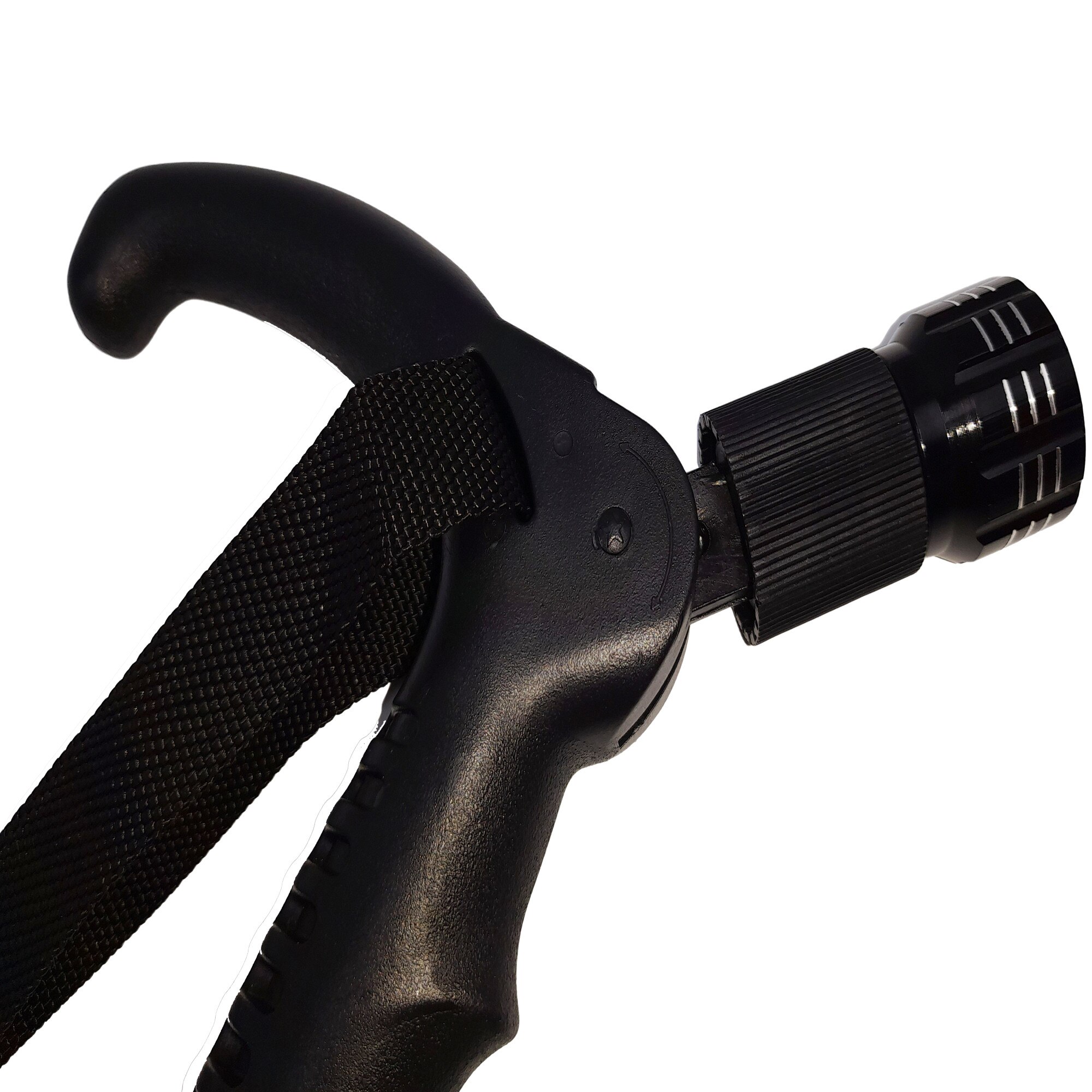 Baston extensibil IdeallStore®, Ol Helper, aluminiu, lampa LED, 110 cm ...