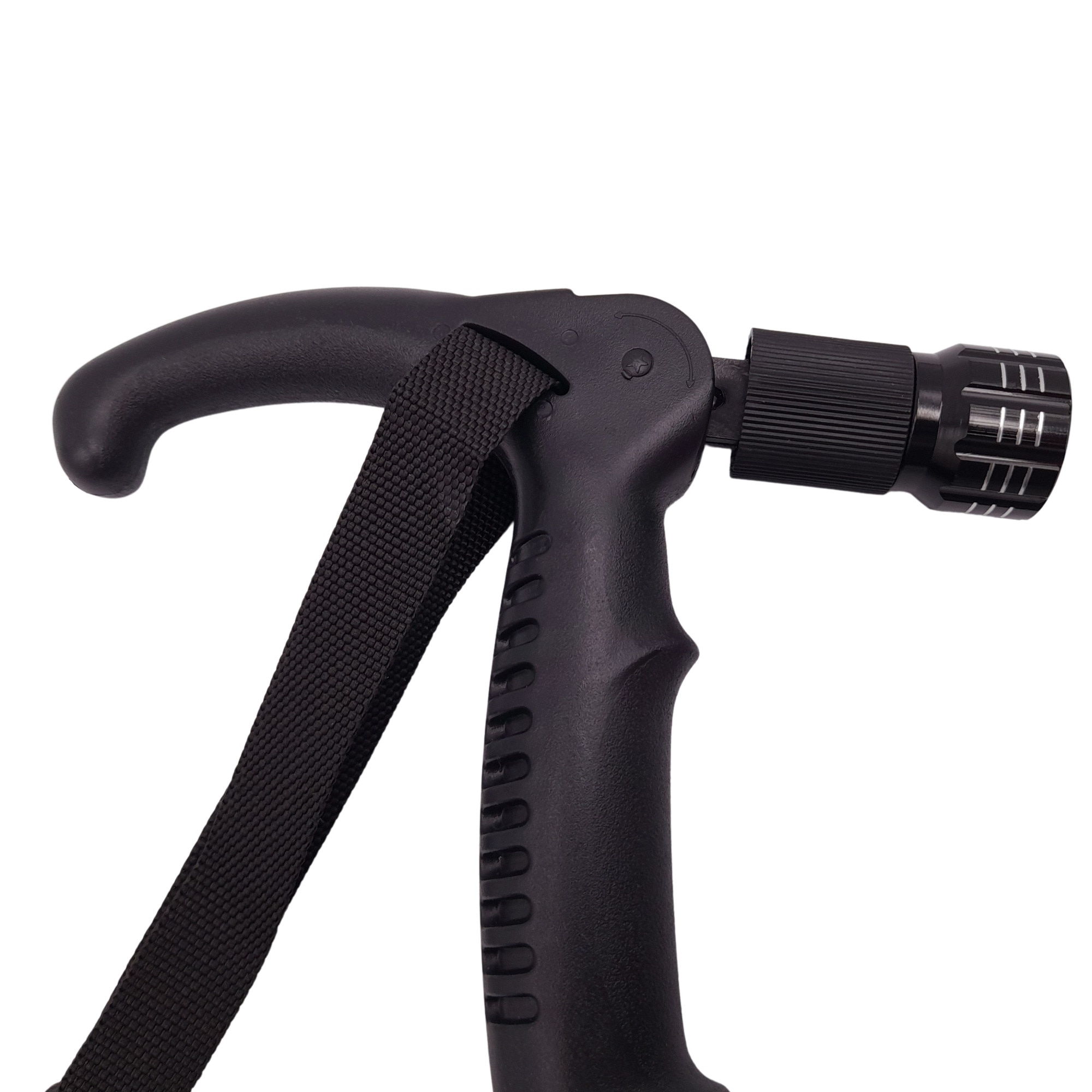 Разтегателен трекинг прът IdeallStore®, Ol Helper, алуминий, LED лампа ...