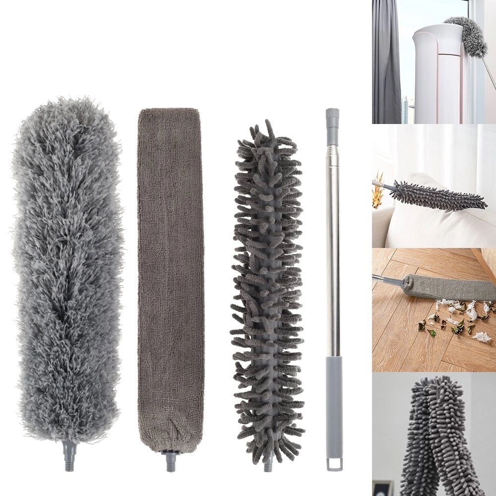 Pamatuf 3 capete, pentru praf, microfibra, telescopic, metalic, 80/220 ...