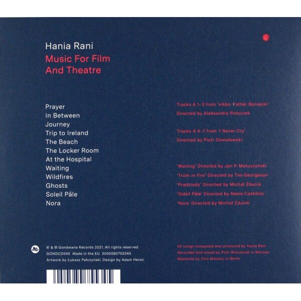 Hania Rani: Music For Film And Theatre [CD] - eMAG.ro