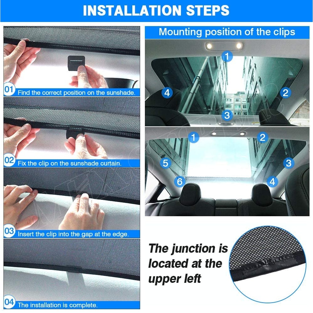 Set 5 parasolare auto, Sticla, Alb/Negru - eMAG.ro