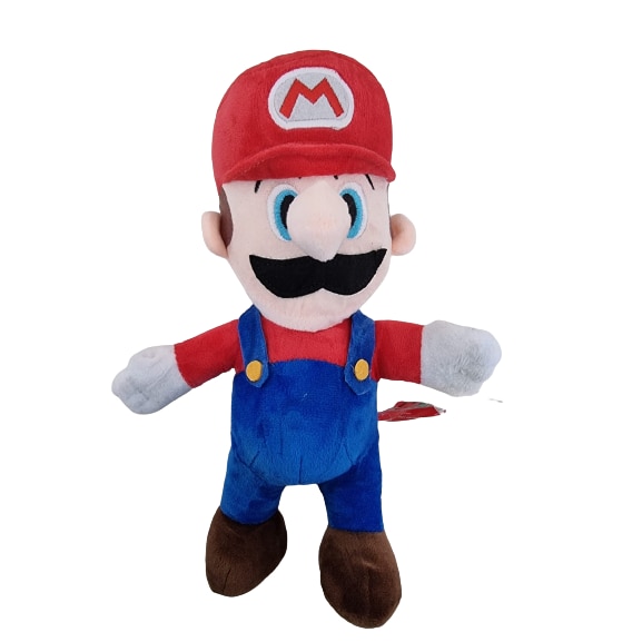 Плюшена играчка Super Mario, 25 см, Nintendo, Многоцветен - eMAG.bg