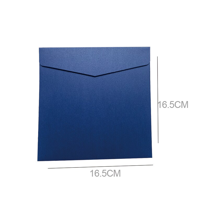 Set 50 de plicuri, Hartie, 16.5x16.5, Albastru - eMAG.ro