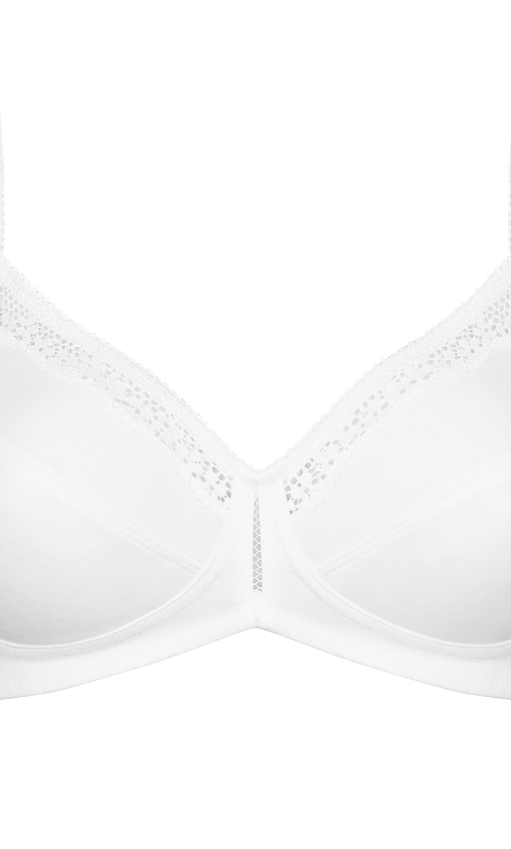 Sutien dama fara armatura, Triumph Cotton Beauty, alb, 75B EU - eMAG.ro