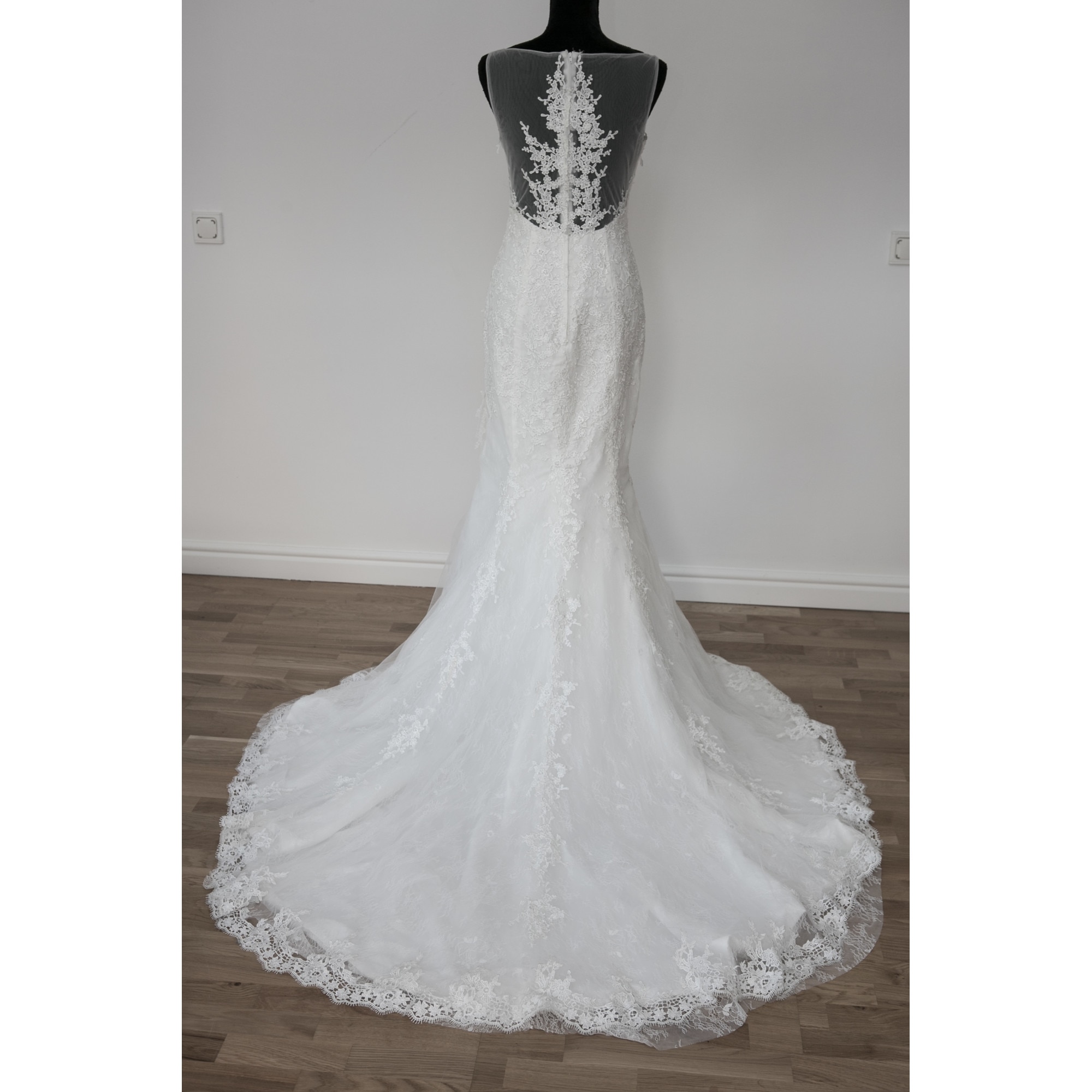 Rochie de mireasa Syrena, tip sirena, Alb, 36-38 - eMAG.ro