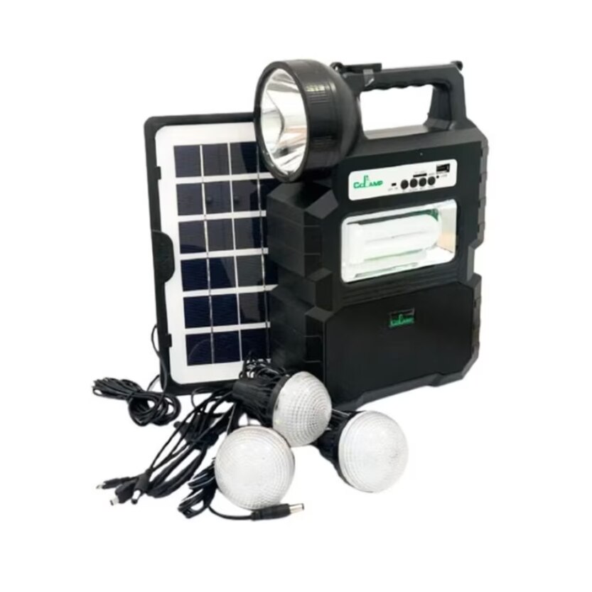 Kit solar portabil Radio FM si Bluetooth CL-810 - eMAG.ro