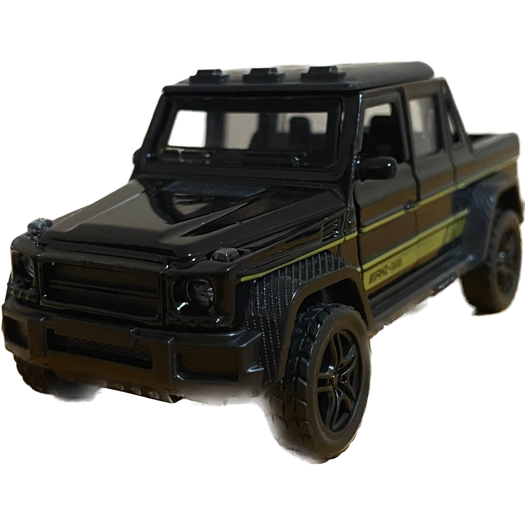 Macheta auto, metalica, Mercedes-Benz G Class, G600, Pick up, Negru ...