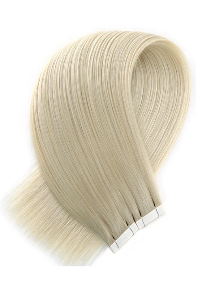 Extensii cu Banda Blond Deschis Tape on 50 CM - eMAG.ro