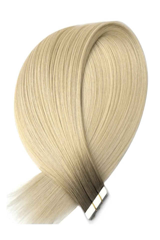 Extensii cu Banda Ombre Saten Blond Deschis Tape on 55 CM - eMAG.ro