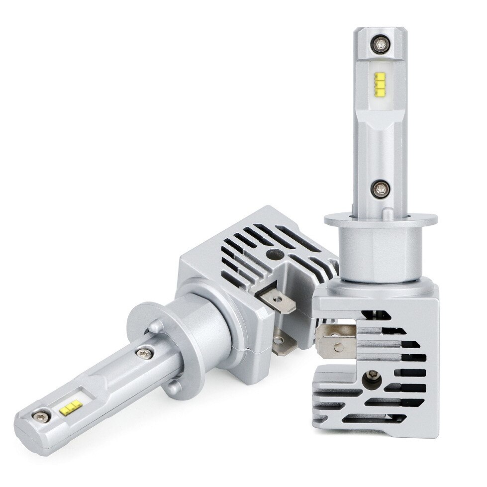 Set 2 leduri H1 M3 Canbus pentru far auto, putere 55W, luminozitate 10. ...