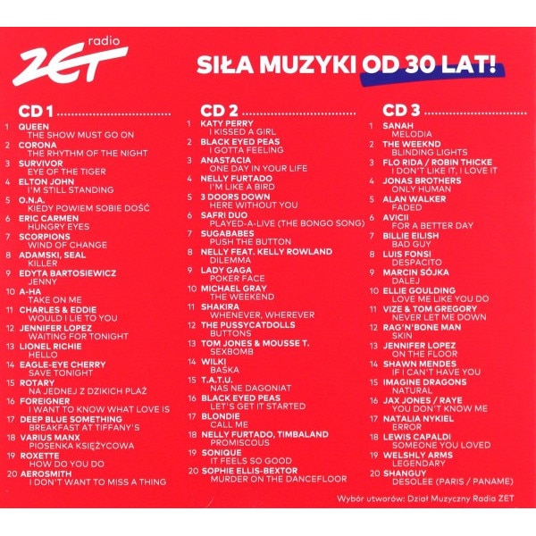 Radio Zet: Siła Muzyki Od 30 Lat [3CD] - eMAG.ro