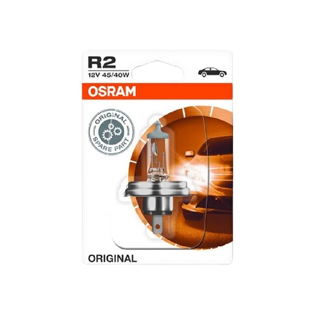 Bec Auto OSRAM, Blister, 12V, R2, 45/40 W, Conector P45t, Pentru Far ...