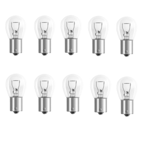 Комплект от 10 автомобилни крушки OSRAM, P21W, 12V, 21 W, конектор ...