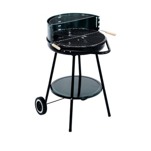 Gratar rotund din otel cromat, 68,5 x 59,5 x 83,5 cm - eMAG.ro