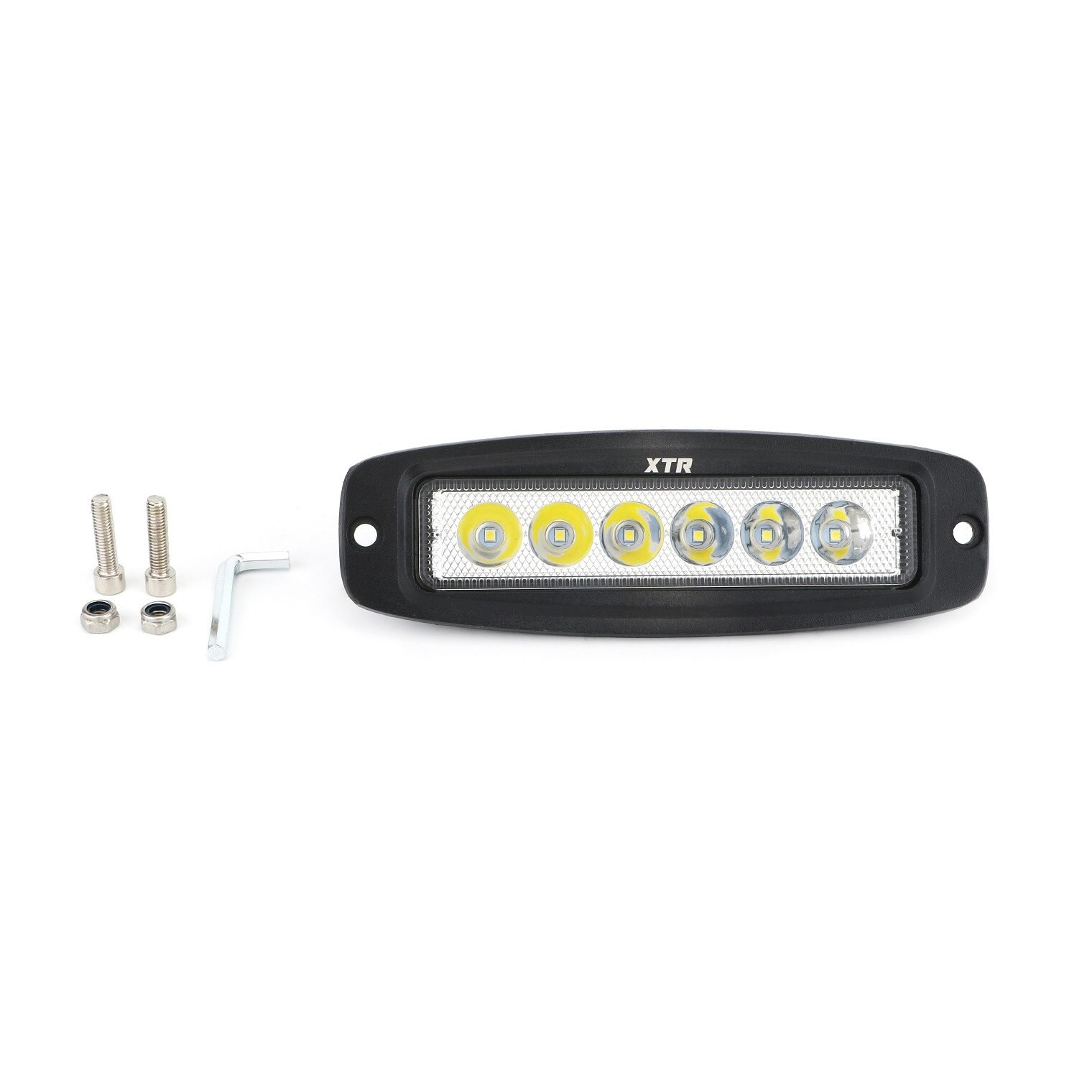 Proiector LED Auto Offroad 18W/12V-24V, 1320 Lumeni, 20cm Incastrabil ...