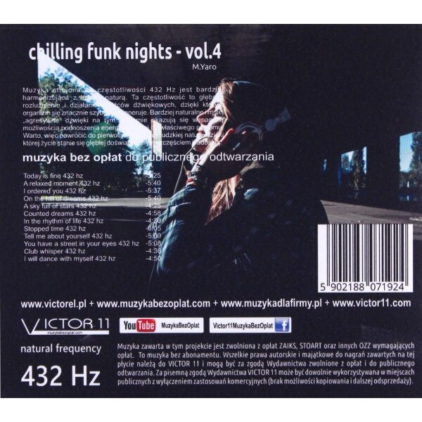 Chilling Funk Nights 432 Hz Vol 4 - M.Yaro [CD] - eMAG.hu