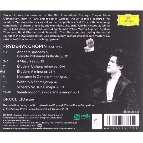 Bruce Liu: Chopin Winner Of The International Fryderyk Chopin Piano ...