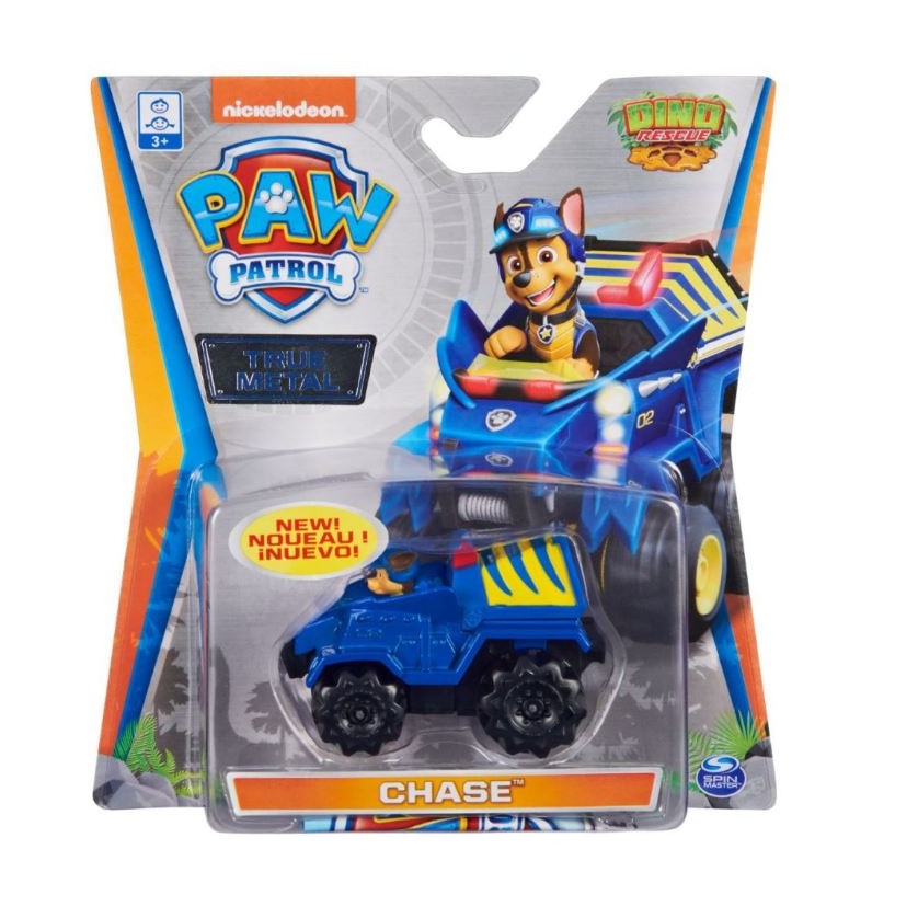 Paw Patrol Dino Rescue car, Chase, Blue, 10 см - eMAG.bg