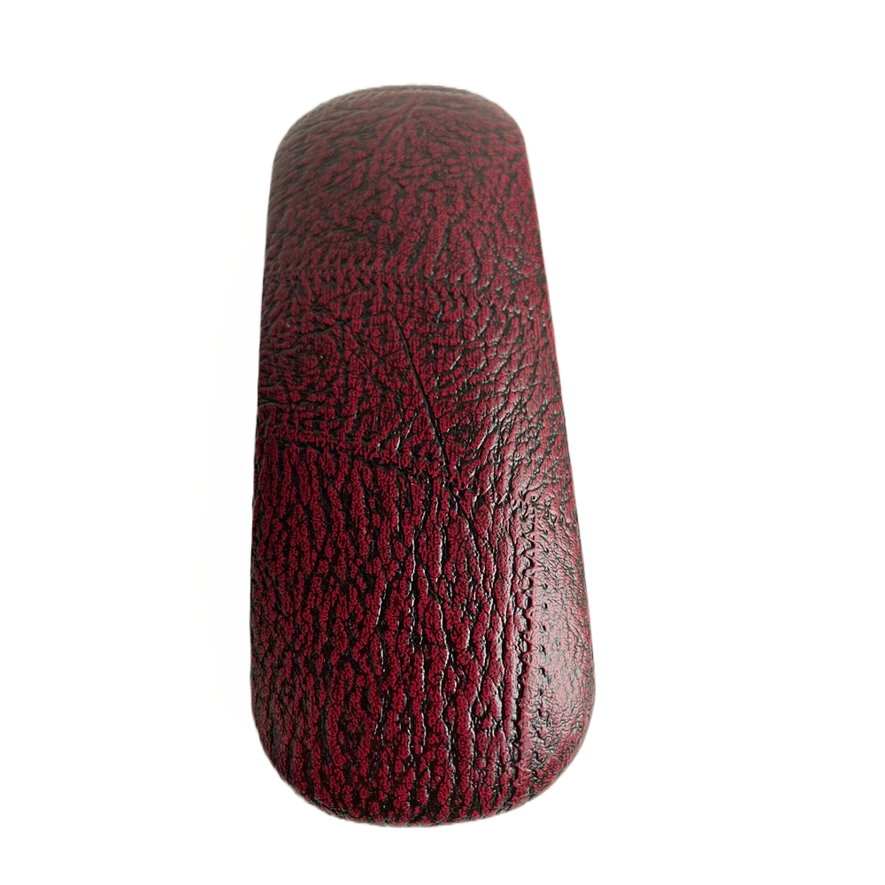 Etui ochelari piele ecologica, 16 x 6 x 4 cm, Rosu bordo - eMAG.ro