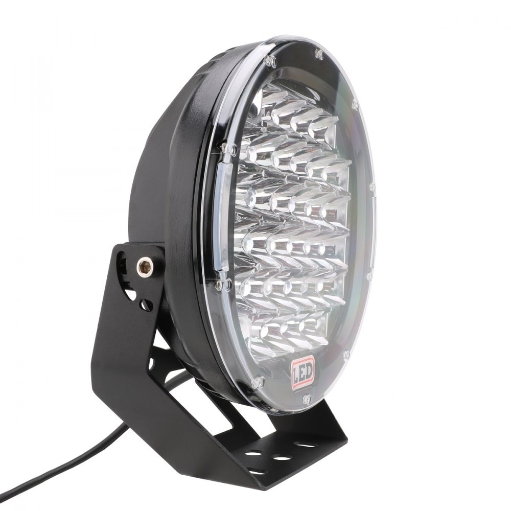 Proiector LED Auto Offroad 96W, 12V-24V, 7200 Lumeni, Rotund, Spot Beam ...