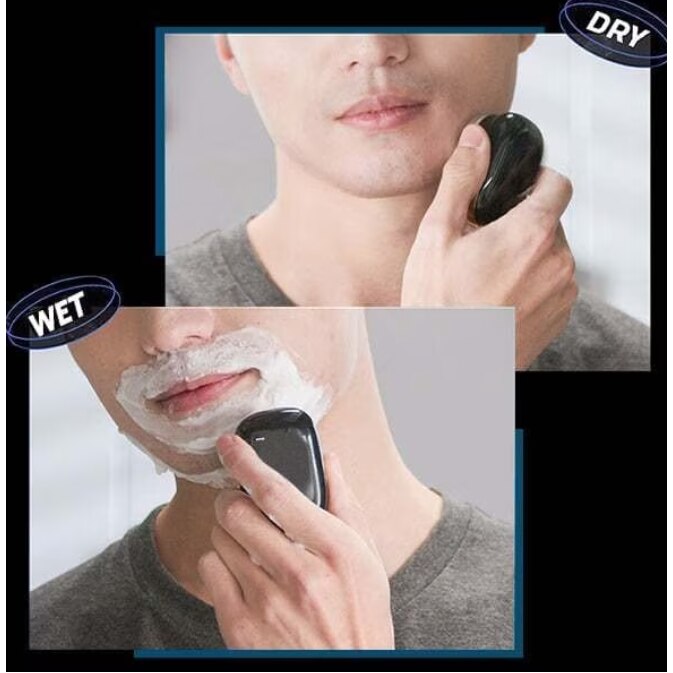 Aparat de ras electric portabil cu lame rotative Argintiu - eMAG.ro